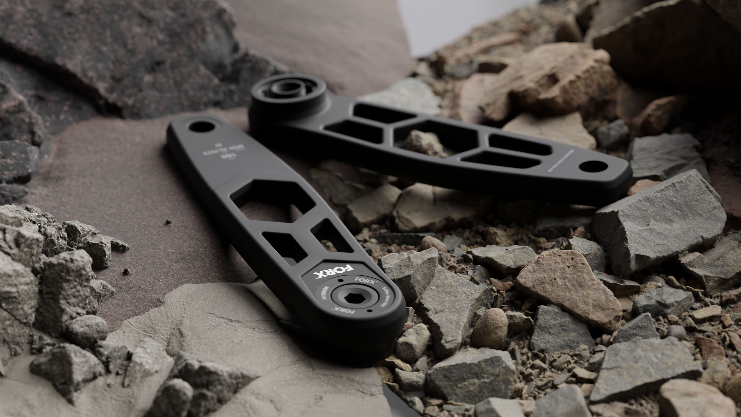 FORX Cranks - Ergonomically designed eMTB cranks - 4DESIGN 4Design